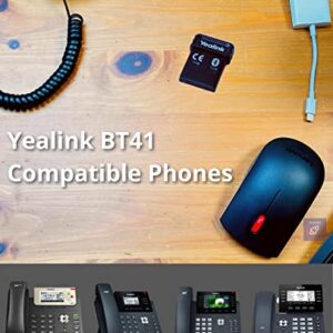 GTW Bundle Yealink BT41 USB Bluetooth Dongle Yealink IP Phones T27G, T29G, T46G, T48G, T41S, T42S, T46S, T48S, T53, Global Teck Microfiber Cloth Included