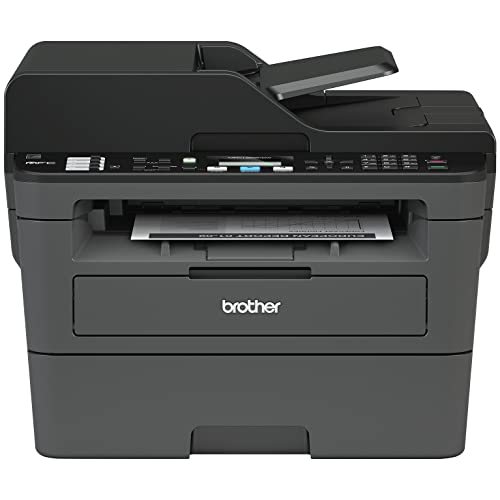 Brother MFC-L2690DW All-in-One Wireless Monochrome Laser Printer, Black - Print Copy Scan Fax - 26 ppm, 2400 x 600 dpi, 50-Sheet ADF, Auto Duplex Printing, LCD Screen, Cbmoun