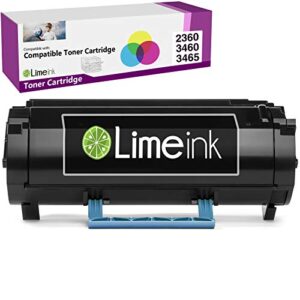 limeink remanufactured toner cartridge replacement for dell 2360 2360dn b2360dn toner cartridge for dell b3460dn toner for dell 2360dn toner cartridge m11xh 331-9805 high yield toner