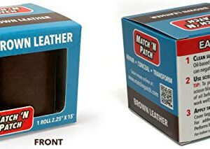 Match 'N Patch Realistic Brown Leather Repair Tape