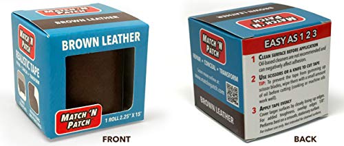 Match 'N Patch Realistic Brown Leather Repair Tape