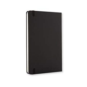 Moleskine Classic Notebook, Hard Cover, Pocket (3.5" x 5.5") Ruled/Lined, Black, 192 Pages