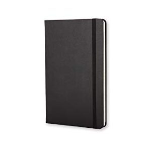 Moleskine Classic Notebook, Hard Cover, Pocket (3.5" x 5.5") Ruled/Lined, Black, 192 Pages