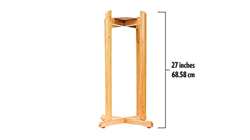 New Wave Enviro Natural Wood Water Dispenser Floor Stand, Natural Wood Finish, Easy Assembly with included hardware Wood 27 inches