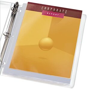 Avery Clear High-Capacity Sheet Protectors, Hold 50 Sheets, Heavyweight, 25 Multi Page Protectors (74171)