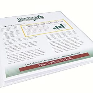 Avery Clear High-Capacity Sheet Protectors, Hold 50 Sheets, Heavyweight, 25 Multi Page Protectors (74171)