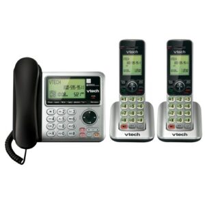 vtech cs6649-2 dect 6.0 2-handset landline telephone