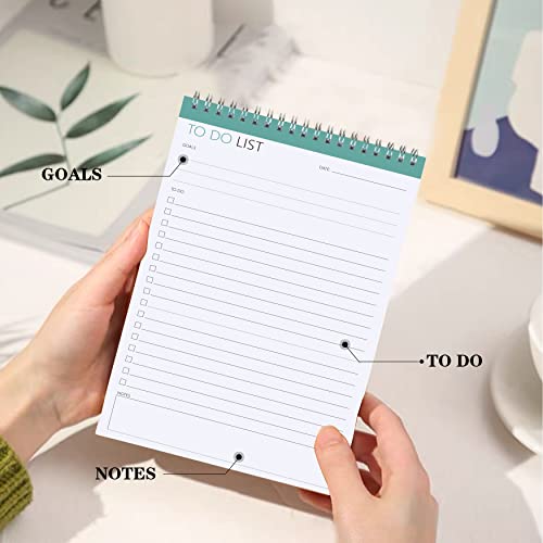 To Do List Notepad Daily Planner Notepad 60 Tear Papers with Checklist, 8 x 11 Inch Work Personal Writing Pad. 2 -pack