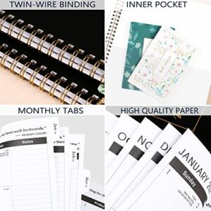 2023-2025 Monthly Planner/Calendar - 2 Year Monthly Planner 2023-2025, July 2023 - June 2025, 9" x 11", Planner with Monthly Tabs, Flexible Cover, Two-Side Pocket, Perfect Organizer