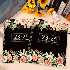 2023-2025 Monthly Planner/Calendar - 2 Year Monthly Planner 2023-2025, July 2023 - June 2025, 9" x 11", Planner with Monthly Tabs, Flexible Cover, Two-Side Pocket, Perfect Organizer