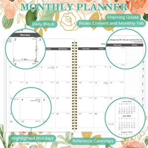 2023-2025 Monthly Planner/Calendar - 2 Year Monthly Planner 2023-2025, July 2023 - June 2025, 9" x 11", Planner with Monthly Tabs, Flexible Cover, Two-Side Pocket, Perfect Organizer