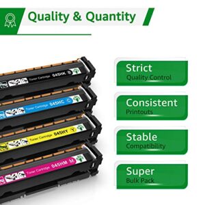 GREENSKY Compatible Toner Cartridges Replacement for Canon CRG 045 045H Color ImageCLASS MF634Cdw MF634 634C MF632Cdw MF633Cdw MF632C MF632 LBP612Cdw LBP613Cdw LBP612C LBP612 Laser Printer (4 Pack)