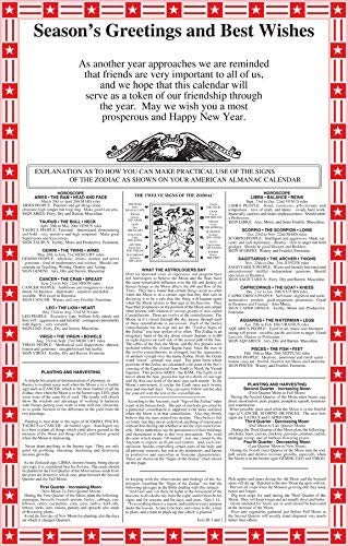 2023 America's Original Almanac Calendar