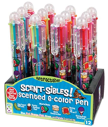 Raymond Geddes Scent-Sibles 6-Color Multicolor Pen Set With Scented Ink (Pack of 12)