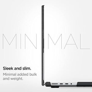 Spigen Urban Fit Designed for MacBook Pro 16 inch Hard Shell Case A2780 / A2485 with M2 Pro / M2 Max Chip / M1 Pro / M1 Max Chip (2023/2021) - Black