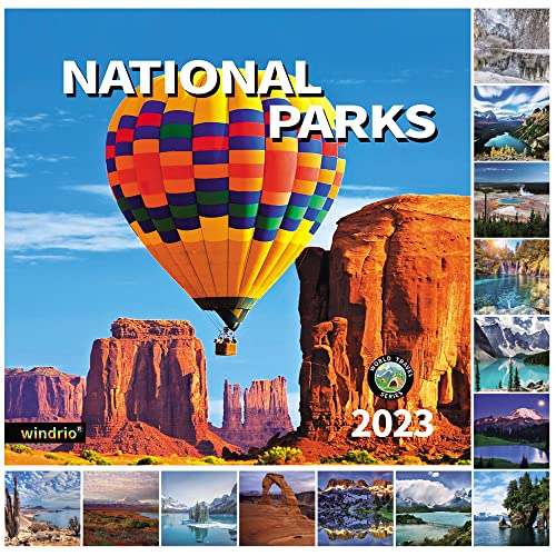 2023 Wall Calendar ,14 Monthly Wall Calendar NATIONAL PARKS Nov. 2022 - Dec. 2023, 12" x 24" Opened,Full Page Months Thick & Sturdy Paper for Gift Calendar Organizing & Planning