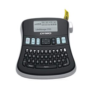 dymo labelmanager 210d all purpose label maker with large display and qwerty keyboard (1738345)