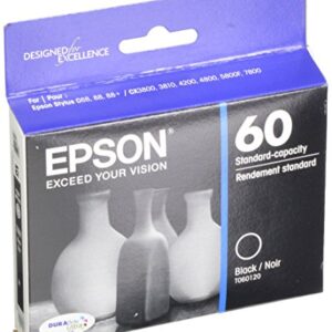 EPSON T060 DURABrite Ultra -Ink Standard Capacity Black -Cartridge (T060120-S) for select Epson Stylus Printers