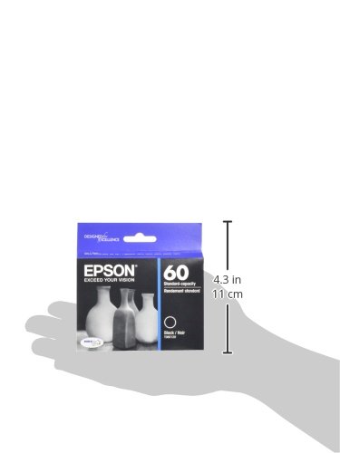 EPSON T060 DURABrite Ultra -Ink Standard Capacity Black -Cartridge (T060120-S) for select Epson Stylus Printers