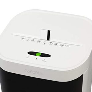 GoECOlife GMW103P Limited Edition 10-Sheet Limited Edition High Security Microcut Paper Shredder - White DIN Level P-4