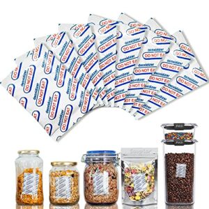 150 PCS Oxygen Absorbers for Food Storage Long Term, 500cc Food Grade Oxygen Obsorbers with Oxygen Indicator for Mylar Bags, Tupperware Plastic, Freeze Dryers & Dehydrators