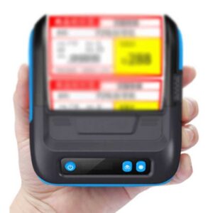 SLNFXC 3inch Wireless Bluetooth Thermal Printer Receipt Label Maker Portable Bill Shipping Way Bill Label Printer