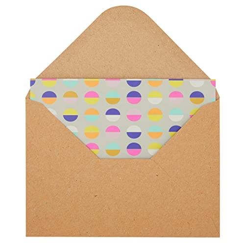 4x6 Kraft Paper Envelopes for Invitations, Baby Shower, Birthday Party, Wedding, Brown A6 (50 Pack)