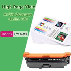 HP 507A Black,Cyan,Yellow,Magenta Toner Cartridge （4 Pack） Works with HP Laserjet Enterprise 500 Color M551, HP Laserjet Enterprise 500 Color MFP M575, HP Laserjet Pro 500 Color MFP M570 Series