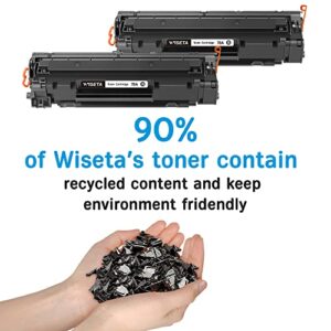 78A Toner Cartridges 4 Black High Yield Replacement for HP 78A CE278A Toner Cartridge | Works with HP Laserjet Pro P1566, P1606 Series, HP Laserjet Pro MFP M1536 Series | CE278D