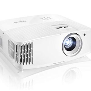 Optoma UHD35 True 4K UHD Gaming Projector | 3,600 Lumens | 4.2ms Response Time at 1080p with Enhanced Gaming Mode | 240Hz Refresh Rate | HDR10 & HLG