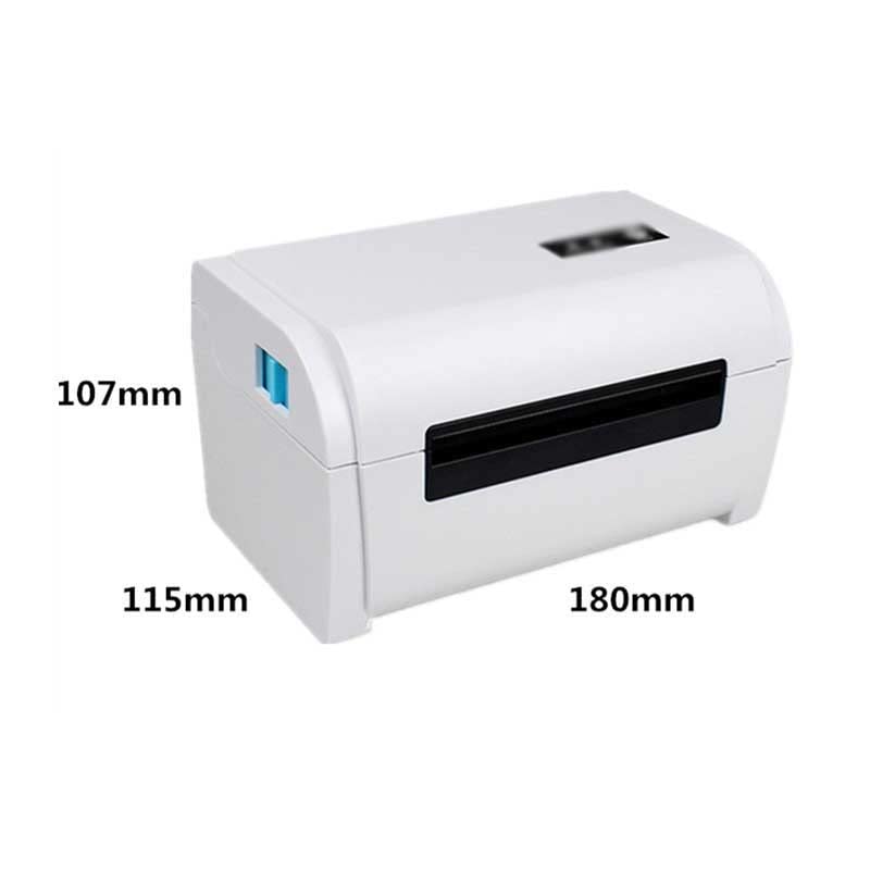 XWWDP 4 Inch Shipping Label Maker Address Barcode Width 40-110mm Sticker USB Bluetooth High Speed Thermal Printer