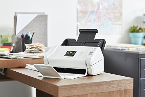 Brother Wireless High-Speed Desktop Document Scanner, ADS-2700W, Touchscreen LCD, Duplex Scanning