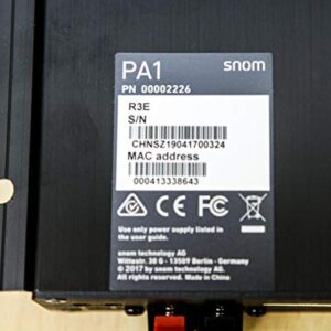 SNOM PA1 Public Address System