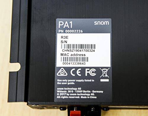 SNOM PA1 Public Address System