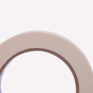 Lichamp Masking Tape 1 inch, 2 Pack General Purpose Beige Masking Tape White Masking Paper, 1 inch x 55 Yards x 2 Rolls (110 Total Yards)