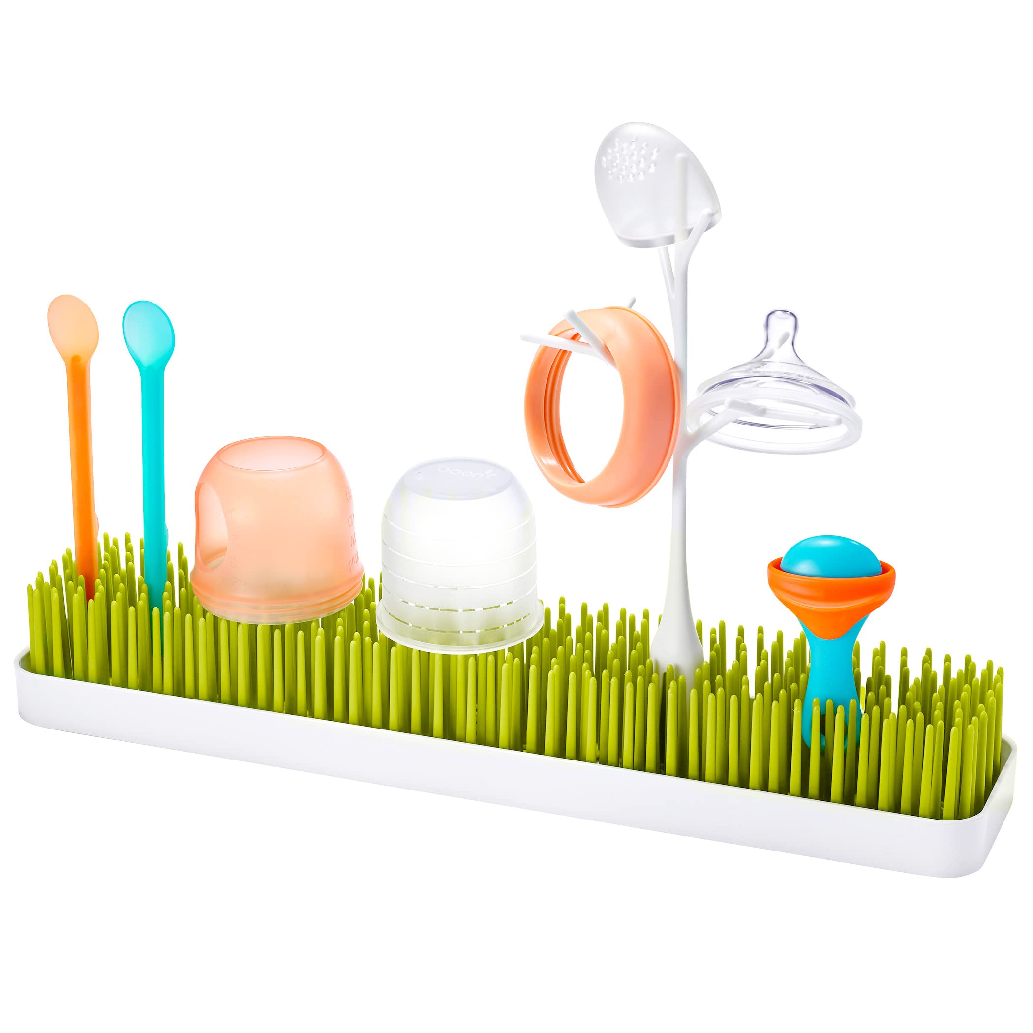 Boon Patch Countertop Drying Rack, Green