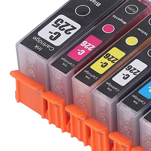 FTVOGUE Ink Cartridge,ABS Housing Replacement for PIXMA IX6520 IP4820 IP4920 (BK BK C M Y GY 6 Colors)