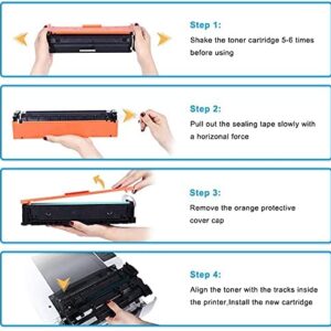 Cool Toner Compatible Toner Cartridge Replacement for HP 508X CF360X 508A CF360A Work with Color Enterprise M553dn M553 M577 CF361X CF362X CF363X Printer Ink (Black Cyan Yellow Magenta 4-Pack)