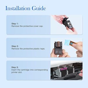 Valuetoner Remanufactured Ink Cartridge Replacement for Canon 260XL 261XL 260 XL 261 XL PG-260 XL CL-261 XL Ink to use with TS6420 TS6420a TR7020 TR7020a TS5320 Printer ( 1 Black, 1 Tri-Color)