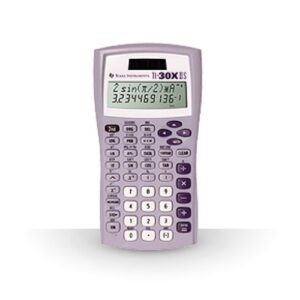 texas instruments ti-30x iis 2-line scientific calculator, lavender