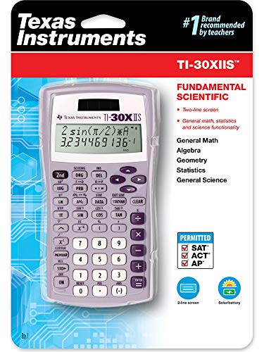 Texas Instruments TI-30X IIS 2-Line Scientific Calculator, Lavender