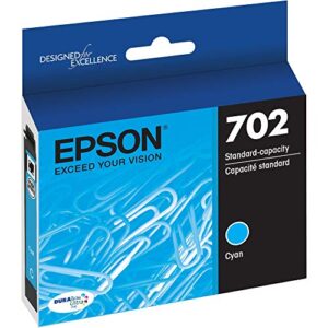 epson t702 durabrite ultra -ink standard capacity cyan -cartridge (t702220-s) for select epson workforce pro printers