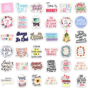 100 PCS Inspirational Quote Stickers,Motivational Stickers for Adults Teachers,Inspirational Stickers for Vision Board Journaling Scrapbooking,Positive Affirmation Stickers for Water Bottles