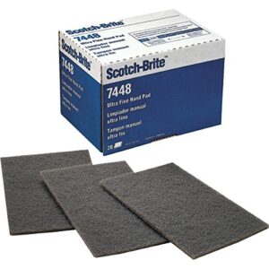 3m scotch-brite ultra fine hand pad 7448-20 count