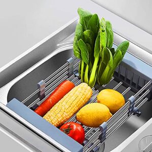 barvita sink dish drying rackover the sink dish drying rack for multi-purpose.dish drying rack for vegetables and fruits. suitable for 12.5 “to 17.5” for square sink