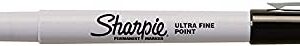 Sharpie Permanent Markers, Ultra Fine Point, Black, 12-Count