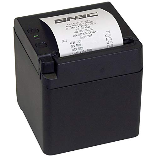 SNBC BTP-S80 Receipt/Kitchen/Bar Printer with Serial+Ethernet+USB Interface in Black