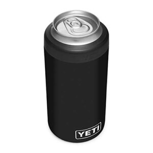 yeti rambler 16 oz. colster tall can insulator for tallboys & 16 oz. cans, black