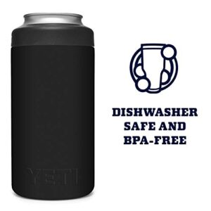 YETI Rambler 16 oz. Colster Tall Can Insulator for Tallboys & 16 oz. Cans, Black