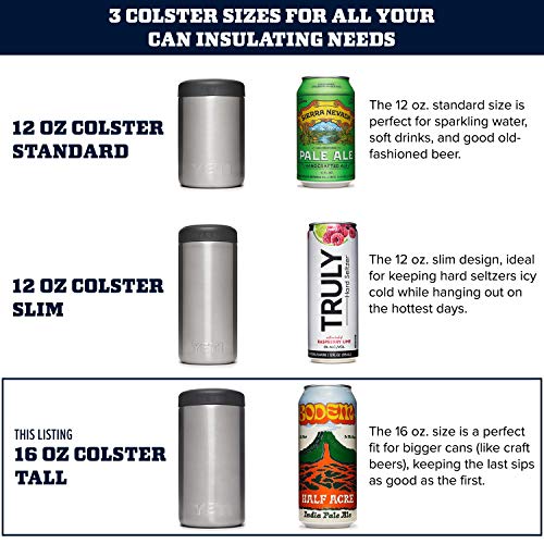 YETI Rambler 16 oz. Colster Tall Can Insulator for Tallboys & 16 oz. Cans, Black